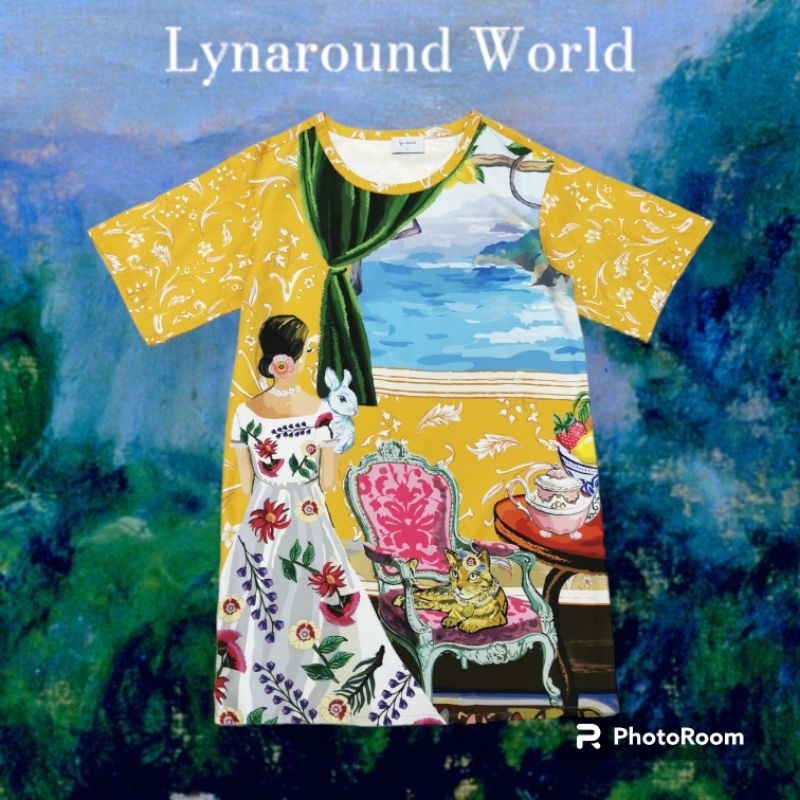 lynaround เดรสสั้นคอลฯฮิต(l) | Shopee Thailand