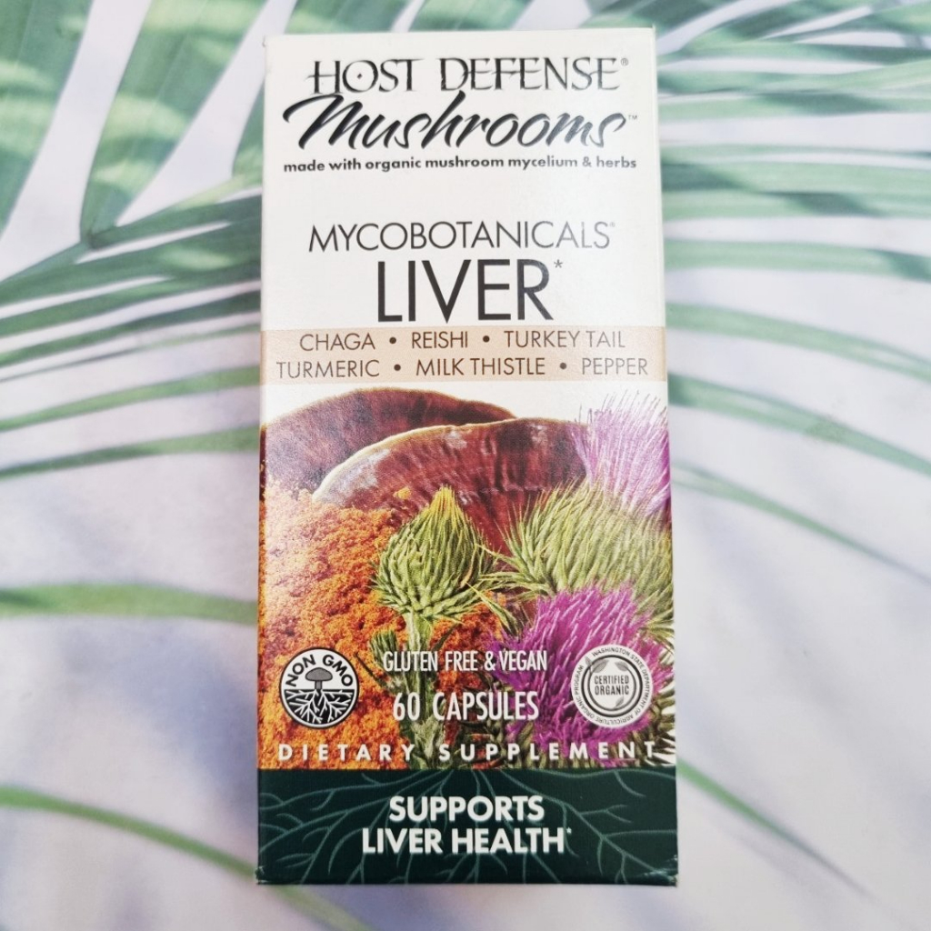 Myco Botanicals Liver 60 Vegetarian Capsules (Host Defense®) Supports ...