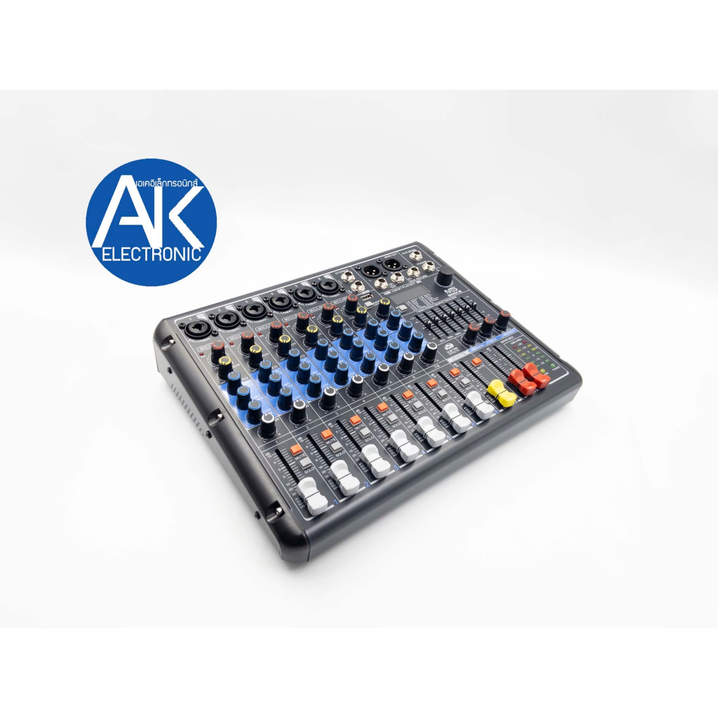 NTS SMK-8 MIXER 8-Channel Bluetooth บลูทูธ มิกเซอร์ 8 ช่อง มิกซ์คาราโอเกะ เอฟเฟคแท้ มิกซ์ขนาด ...