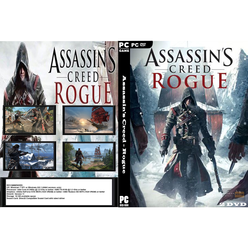 แผ่นเกมส์ PC Assassins Creed Rogue (2DVD) | Shopee Thailand