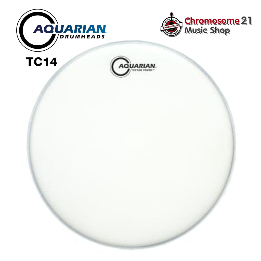หนังกลองสแนร์ Aquarian TC14 TEXTURE COATED (หนังขาวสากชั่นเดียว ...