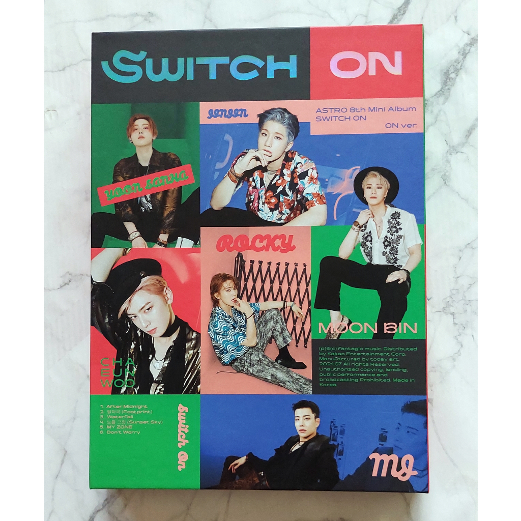 อัลบั้ม ASTRO - SWITCH ON Album เวอร์ ON พร้อมส่ง แกะแล้ว ไม่มีการ์ด ไม่มีโปสเตอร์ Kpop CD ...