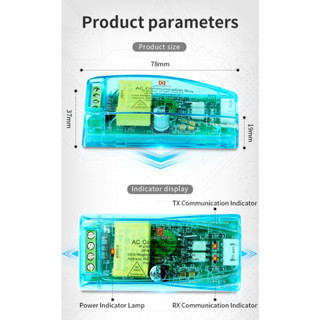 PZEM-004T v3 100A โมดูลวัดการใช้พลังงานไฟฟ้า Digital Power Energy Meter ...