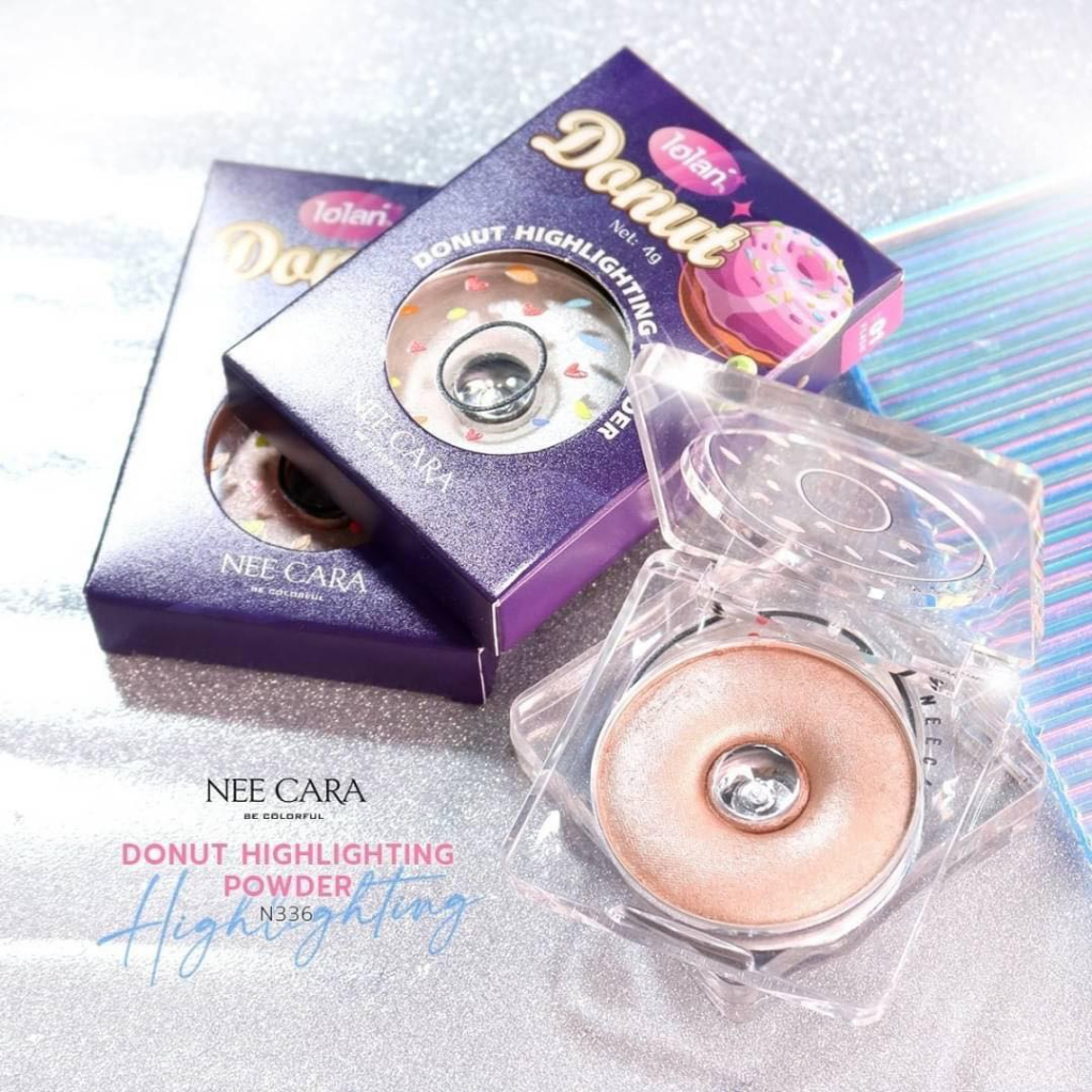 NEE CARA ไฮไลท์พาวเดอร์ BE COLORFUL DONUT HIGHLIGHTING POWDER | N336 ...