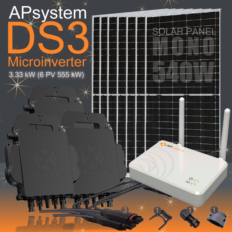 AP System Microinverter ระบบโซล่าเซลล์ ไมโครอินเวอร์เตอร์ กำลังไฟฟ้า 3. ...