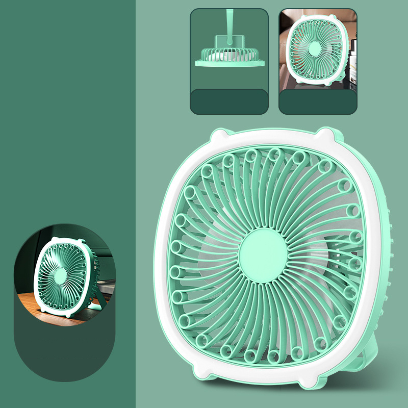 J156 ลมคลาส 3 พัดลมโคมไฟ USB พัดลมแคมปิ้ง พัดลมพกพาหมุนได้ ชาร์จใหม่ได้ พัดลมไร้สาย แขวน แนวตั้ง ...
