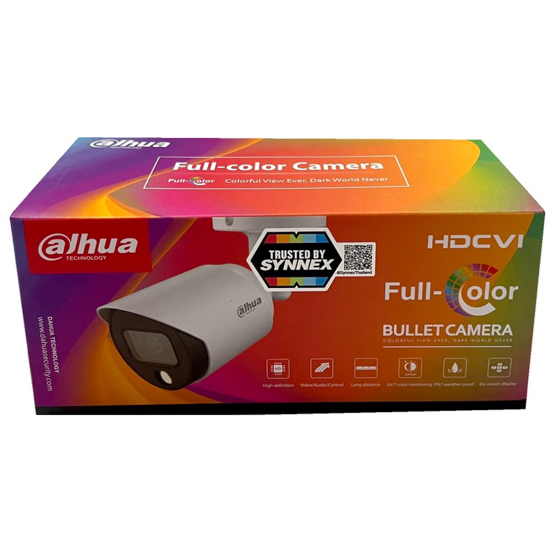กล้องสี24ชม.+ไมค์ Dahua DH-HAC-HFW1239TP-A-LED 2MP | Shopee Thailand