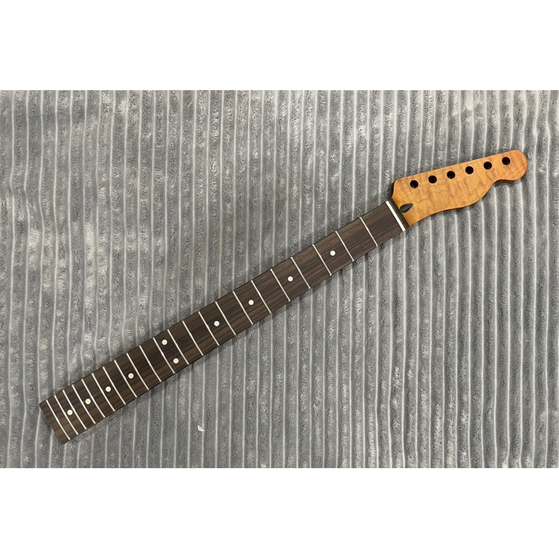 Custom 22 Frets Roasted Flame Maple Neck TL Guitar Neck | Shopee Thailand