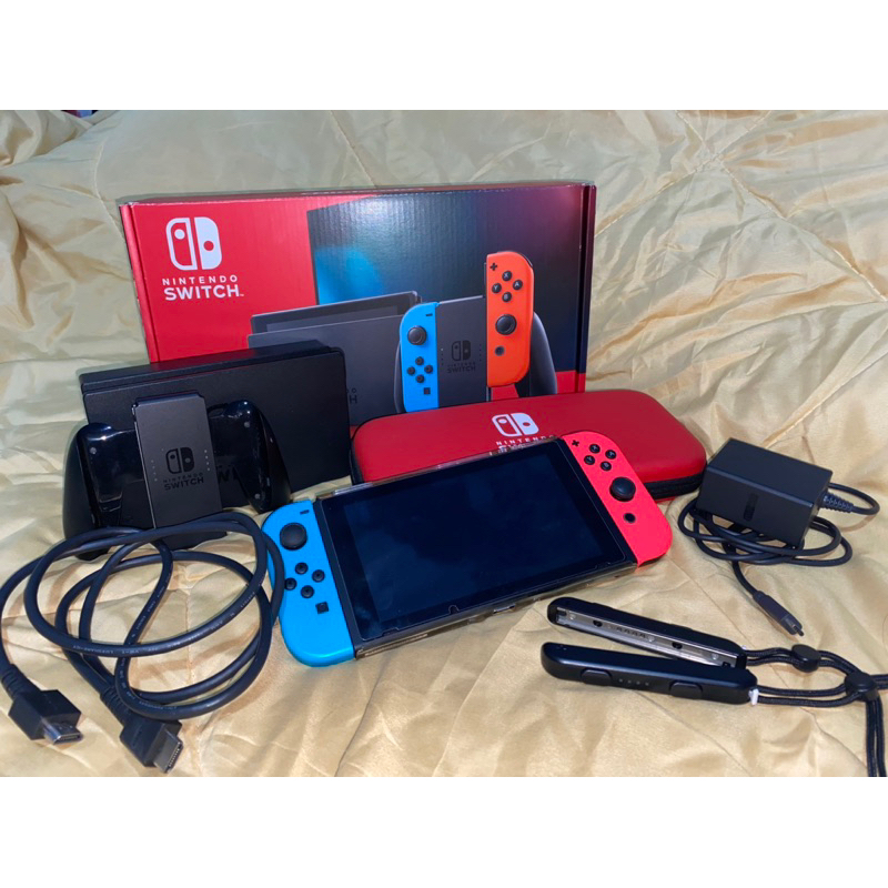 Nintendo Switch V2 สี neon (มือสอง) | Shopee Thailand