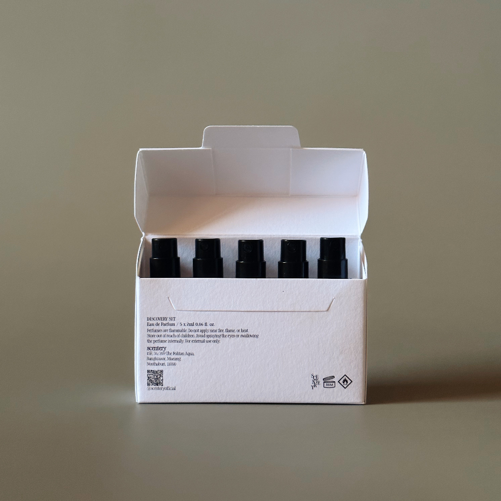 SCENTERY Perfume EDP Discovery Set 2ml ALL เซนเทอร์รี่ น้ำหอมพาร์ฟูม ...