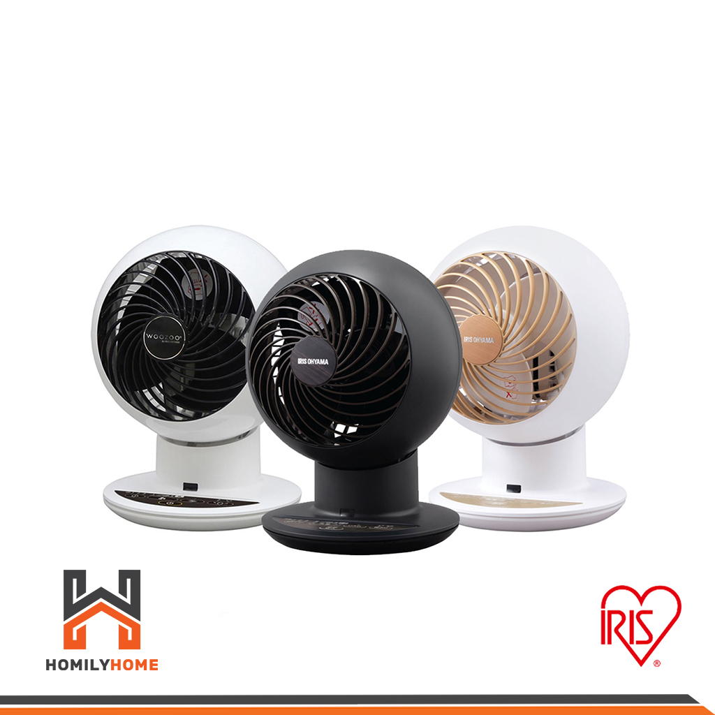 IRIS OHYAMA พัดลมหมุนเวียนอากาศ WOOZOO รุ่น PCF-SC15T 38 วัตต์ 6 นิ้ว พัดลมตั้งโต๊ะ ไอริส ...