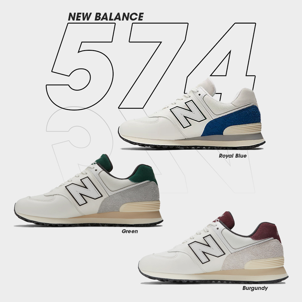New Balance Collection รองเท้าผ้าใบ รองเท้าแฟชั่น UX 574 LFSTY U574UI2 ...