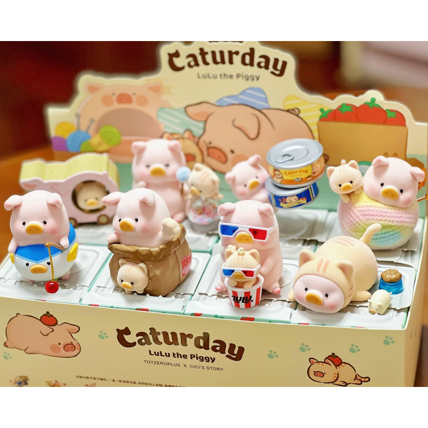 [แบบแยก] LuLu The Piggy Caturday series ลิขสิทธิ์แท้ 🐷💖 52TOYS Pig หมู ...
