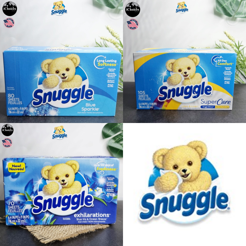 แผ่นอบผ้า Snuggle® Fabric Softener Dryer Sheets | Shopee Thailand