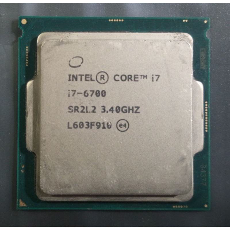 Intel Core i7-6700 3.4GHz 4Cores 8Threads Socket 1151V1 Gen6 | Shopee ...