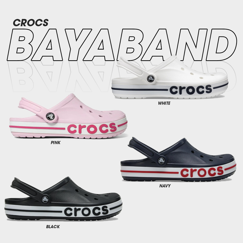 Crocs Collection รองเท้าแตะ รองเท้าแบบสวม CR UX Bayaband Clog 205089 ...