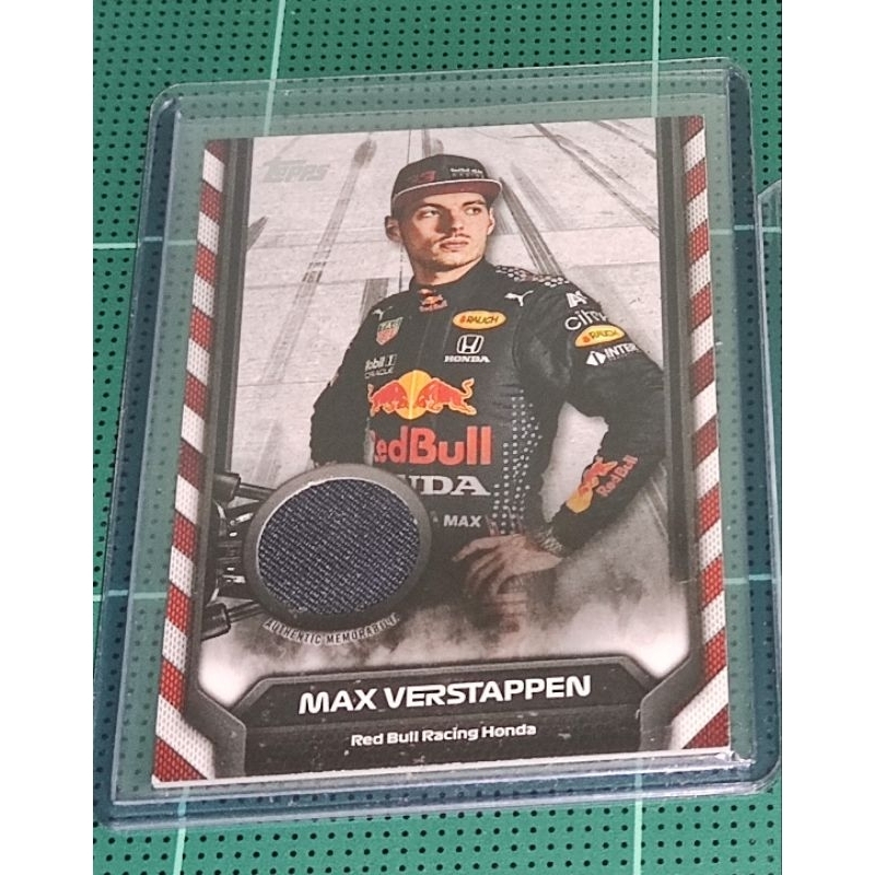 ขายการ์ด topps f1 formula 1 max verstappen relic ชิ้นส่วนเสื้อ limited ...