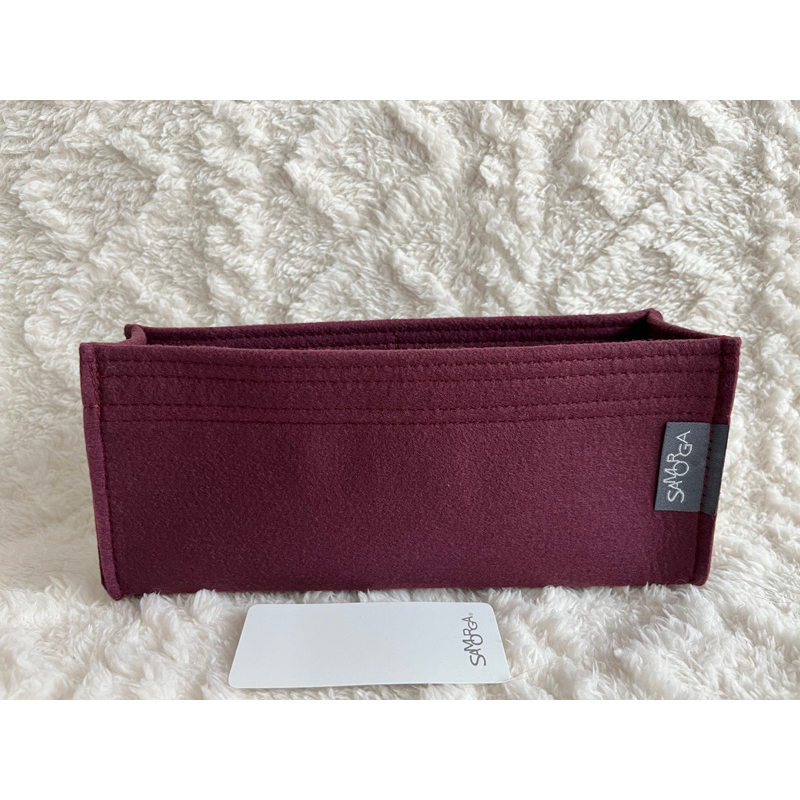 Samorga Bag Insert for Chanel Classic 10 2mm สี Wine | Shopee Thailand