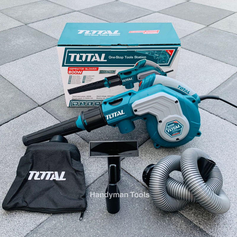 TOTAL เครื่องเป่าลม Blower เป่าลม-ดูดฝุ่น กำลัง 800W รุ่น TB2086 ลมแรง ...