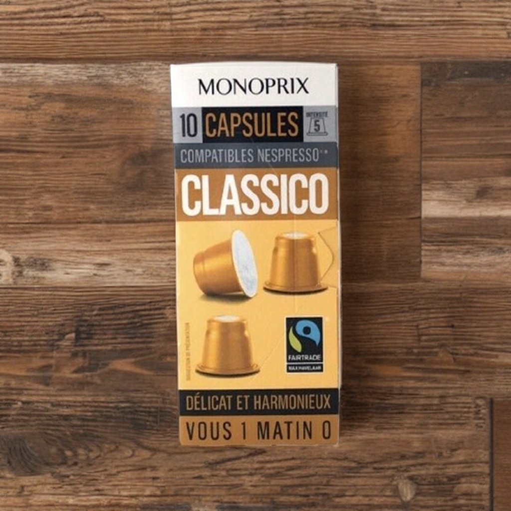 Monoprix Classico Coffee Capsules 10 Caps - กาแฟแคปซูล Monoprix กาแฟ ...