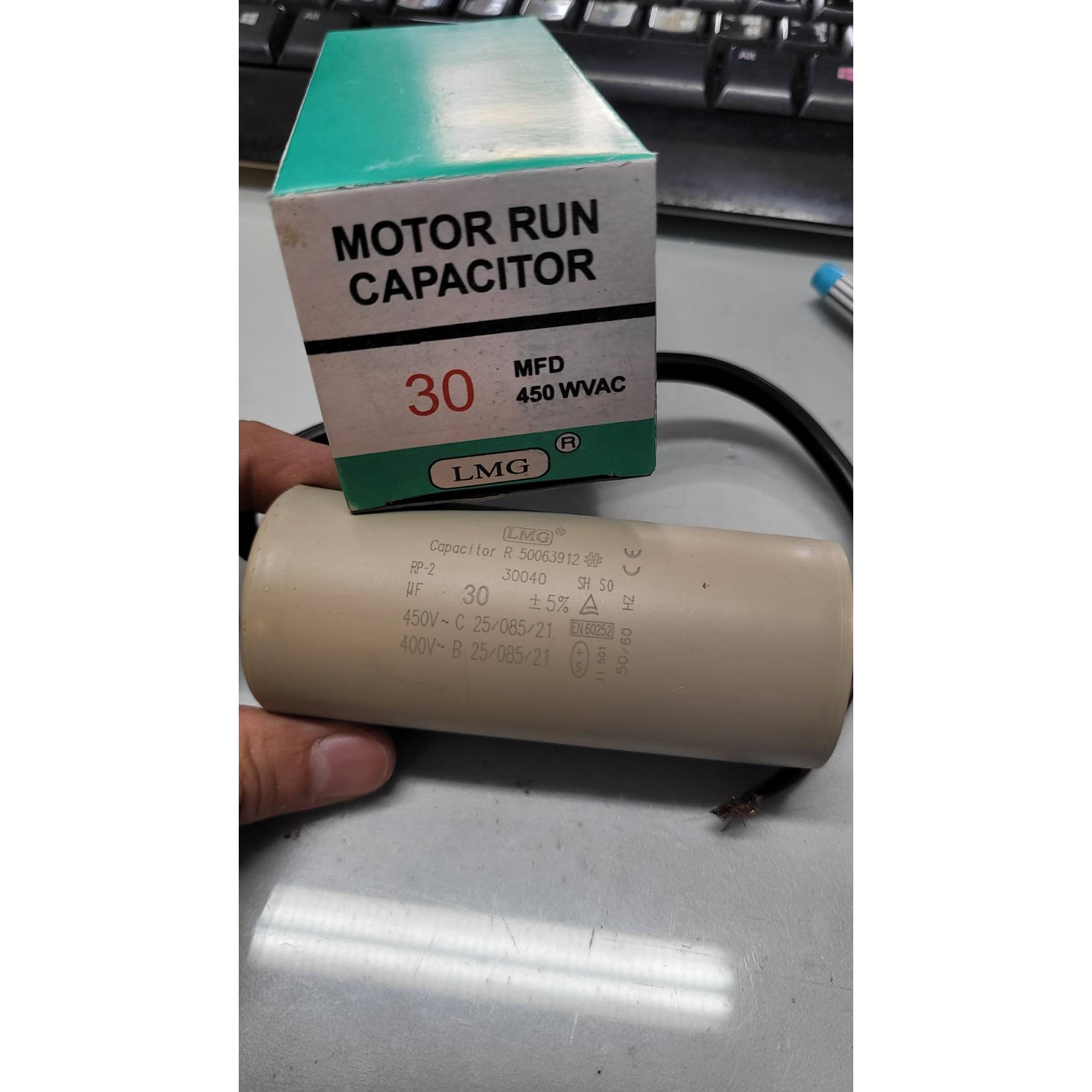 CAPACITOR 30 UF/MFD 450 W VAC. (สาย) | Shopee Thailand
