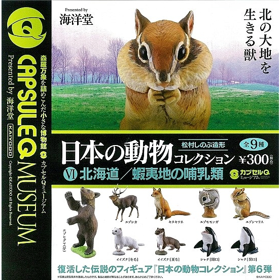 (มีของพร้อมส่ง) Gashapon กาชาปองกระรอกบิน ชิปมังก์ Animals Of Japan Vol ...