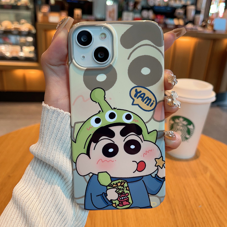 ️จัดส่งทันที ️เคสไอโฟน11/12/13/14 Pro max Cute เคสบาง crayon shin-chan ...