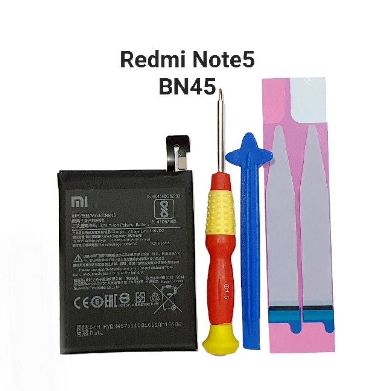 แบตเตอรี่ Xiaomi Redmi Note 5 Redmi Note 5 Pro BN45 แบตเตอรี่ battery ...