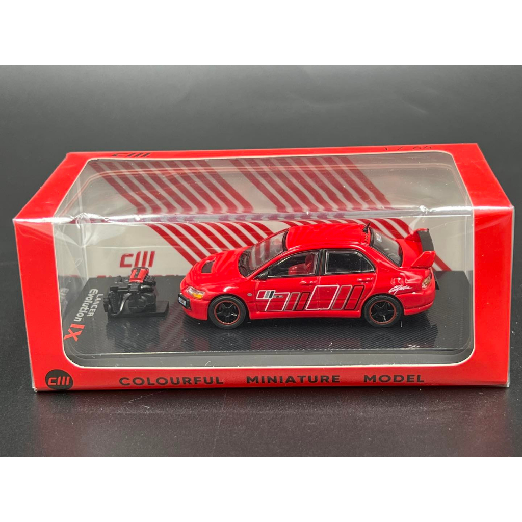 CM model 1:64 Lancer EVO IX Ralliart Red | Shopee Thailand