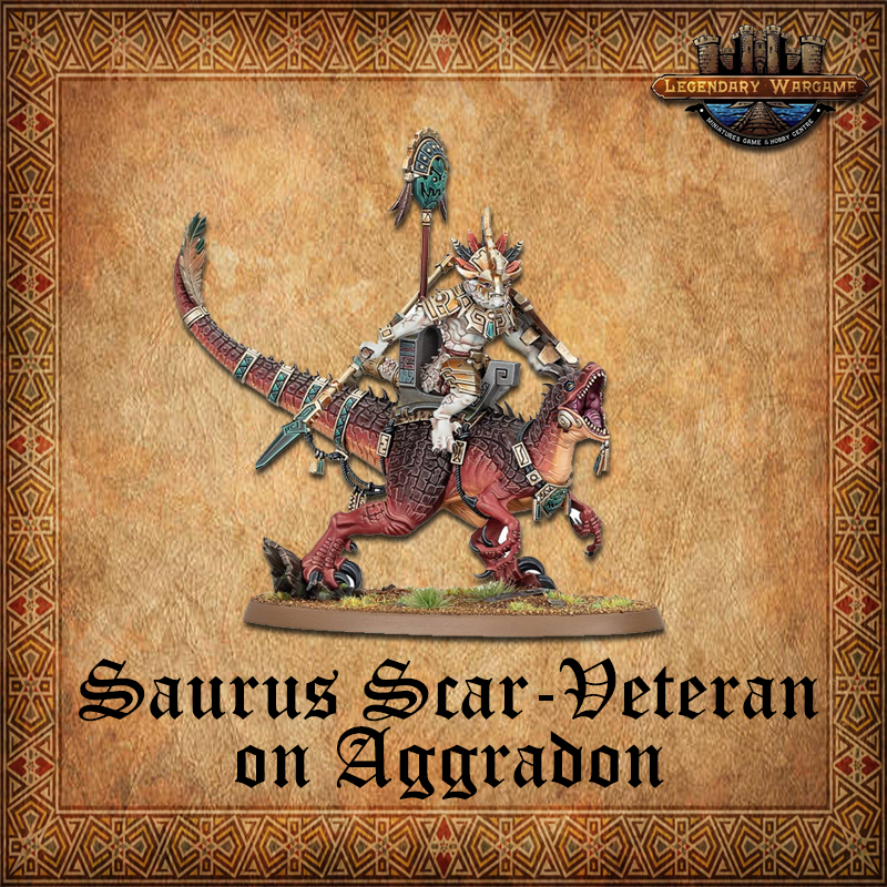 [GW-พร้อมส่ง] GAMES WORKSHOP:Saurus Scar-Veteran on Aggradon | Shopee ...