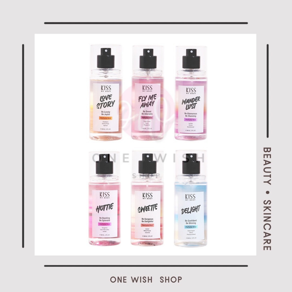 (88ml.) คิส มาย บอดี้ สเปรย์น้ำหอม Kiss My Body Perfume Mist Fantasy ...