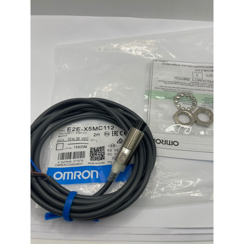 E2E-X5MC112 2M Omron Automation and Safety Proximity Sensors M12 UnSHIELD Output NPN | Shopee ...