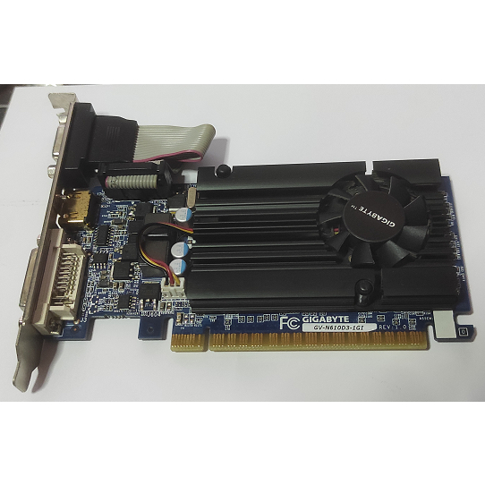 Gigabyte GeForce GT 610 1Gb DDR3 HDMI+VGA+DVI | Shopee Thailand