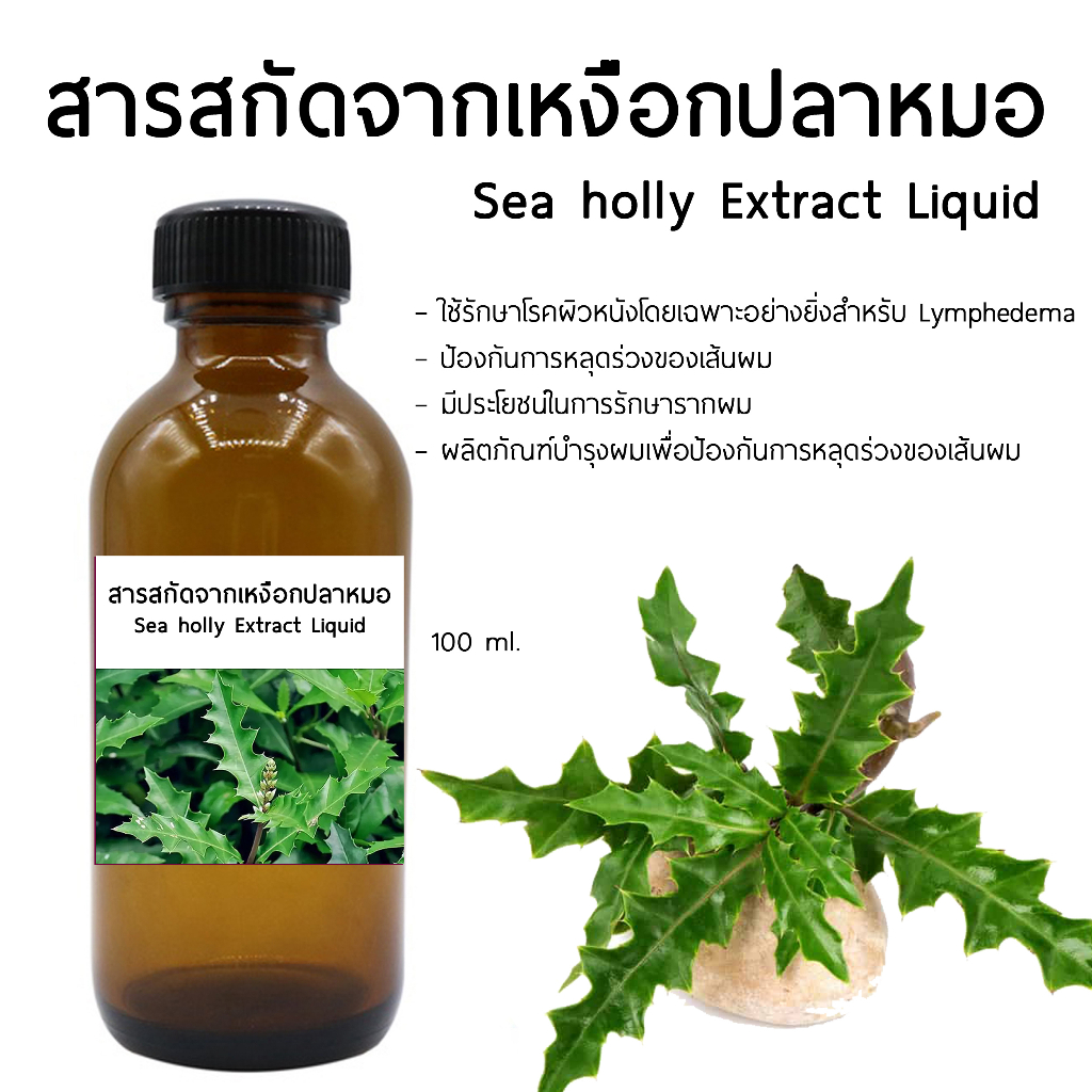 สารสกัดจากเหงือกปลาหมอ Sea holly Extract Liquid ขนาด 30 ml และ100 ml ...