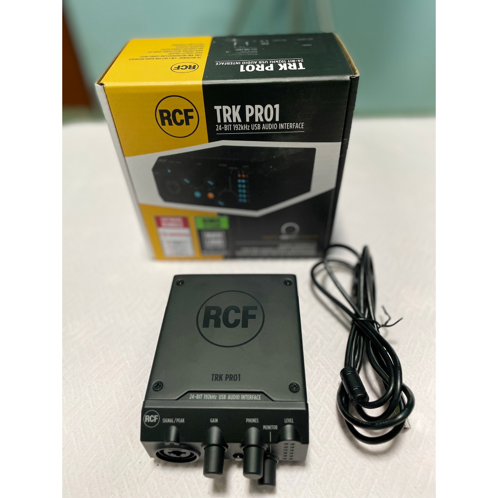 ออดิโออินเตอร์เฟส Audio Interface RCF TRK PRO1 "จัดส่งเร็วมาก" | Shopee Thailand