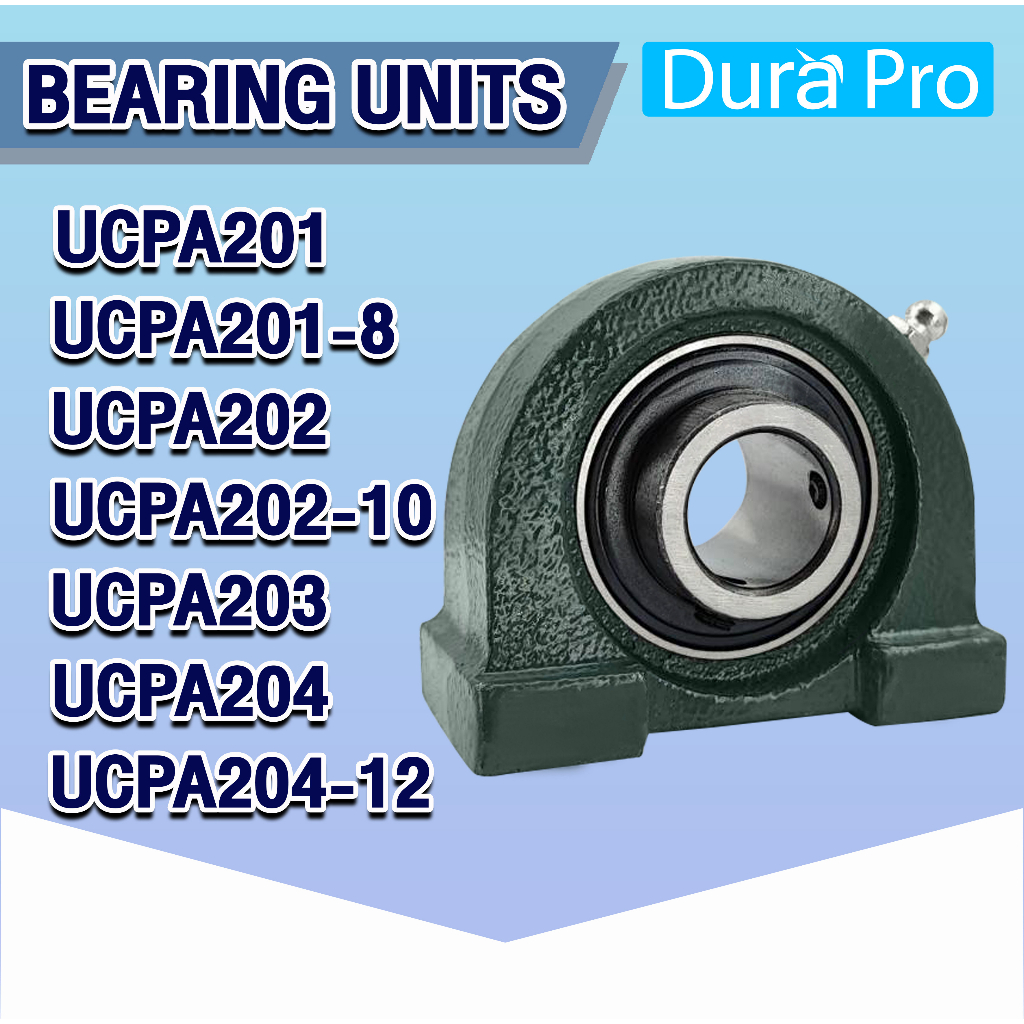 UCPA201 UCPA201-8 UCPA202 UCPA202-10 UCPA203 UCPA204 UCPA204-12 ตลับลูกปืนตุ๊กตา BEARING UNITS ...