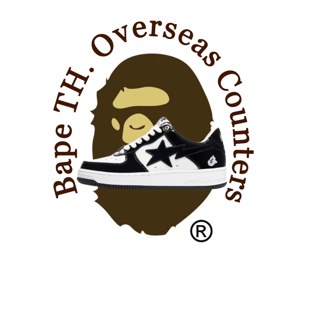 Bape STA Trendy Fashion Board Shoes Women's Black and White Twisted Ape ...