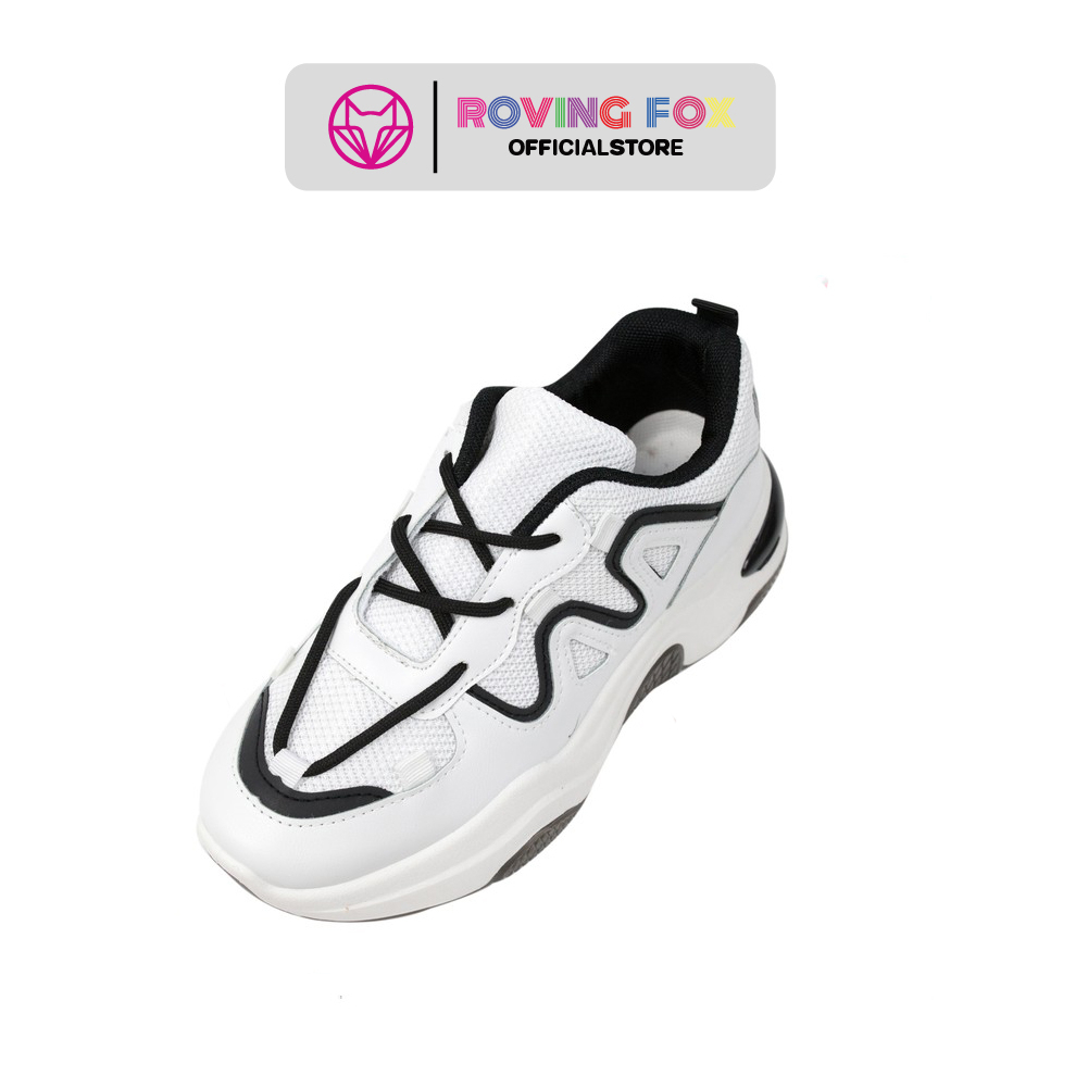 [ Rovingfox sneaker ] รองเท้าผ้าใบผู้หญิง รุ่น FW1913 มี 2 สี | Shopee ...