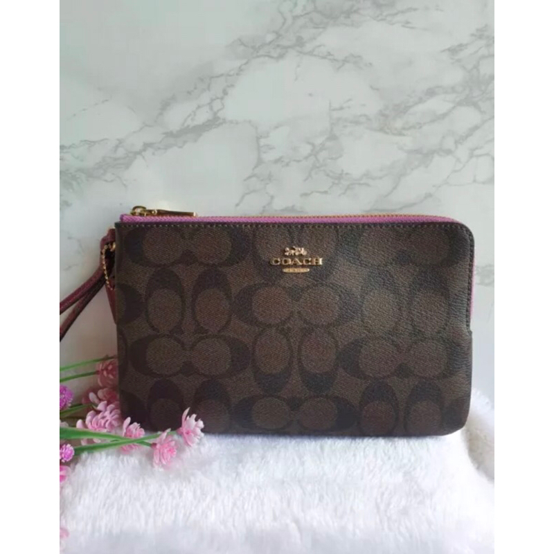 Coach f16109 คล้องมือ size L 2ซิป | Shopee Thailand