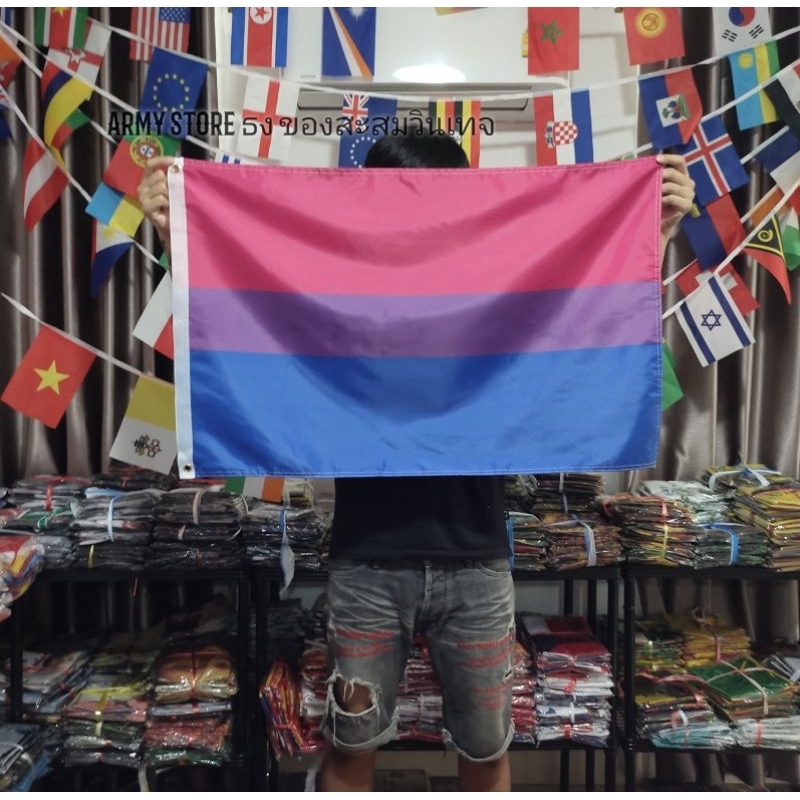 ส่งฟรี!!> ธง LGBT Flag 9 แบบ 4 ขนาด LGBTQ Pride 4 Size พร้อมส่งร้านคน ...