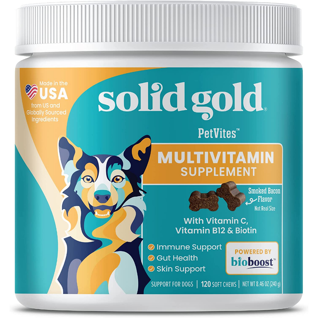 Solid Gold Multivitamin วิตามินรวมสุนัข เสริมภูมิ บำรุงขน สมอง ระบบ ...