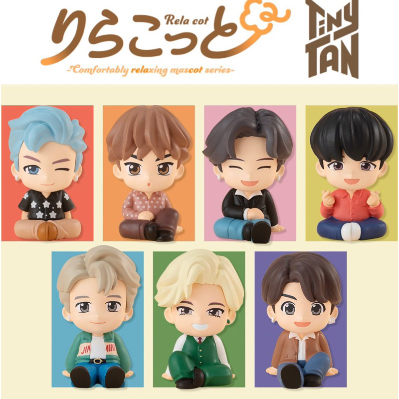 โมเดล บังทัน BTS เลือกแบบได้ - Rela Cot TinyTAN Dynamite by Bandai | Shopee Thailand