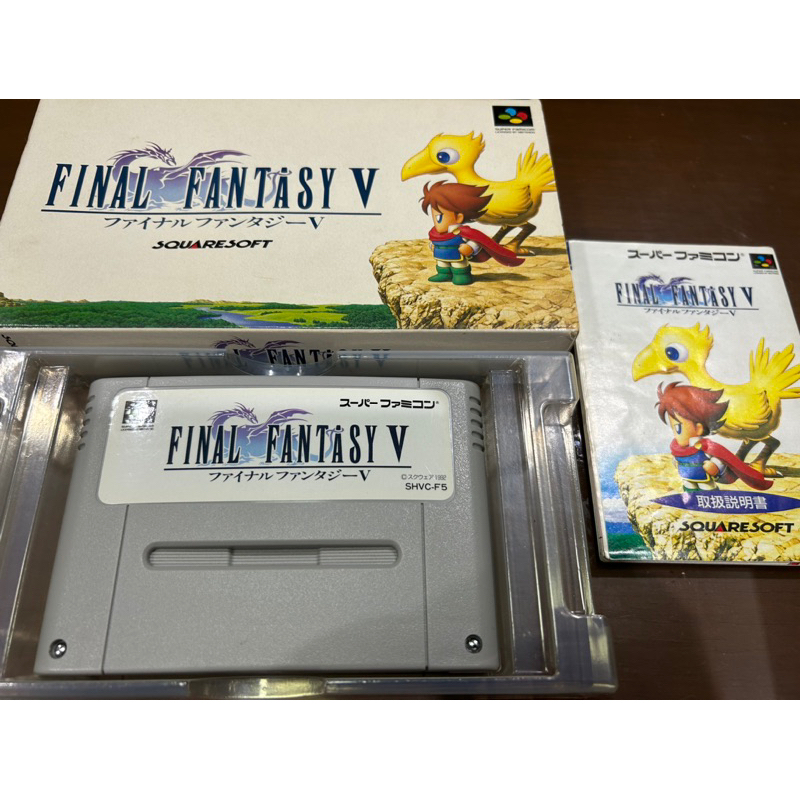 ตลับเกมส์ Final Fantasy V พร้อมกล่อง สำหรับเครื่อง Super Famicom (SNES ...