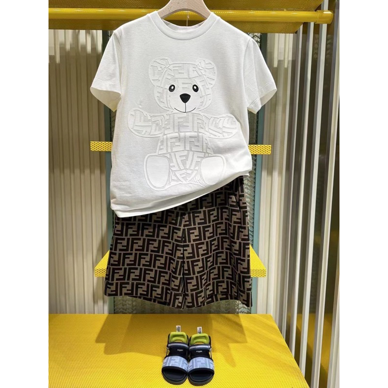 ชุดเซท FENDI Teddy bear งานป้าย | Shopee Thailand