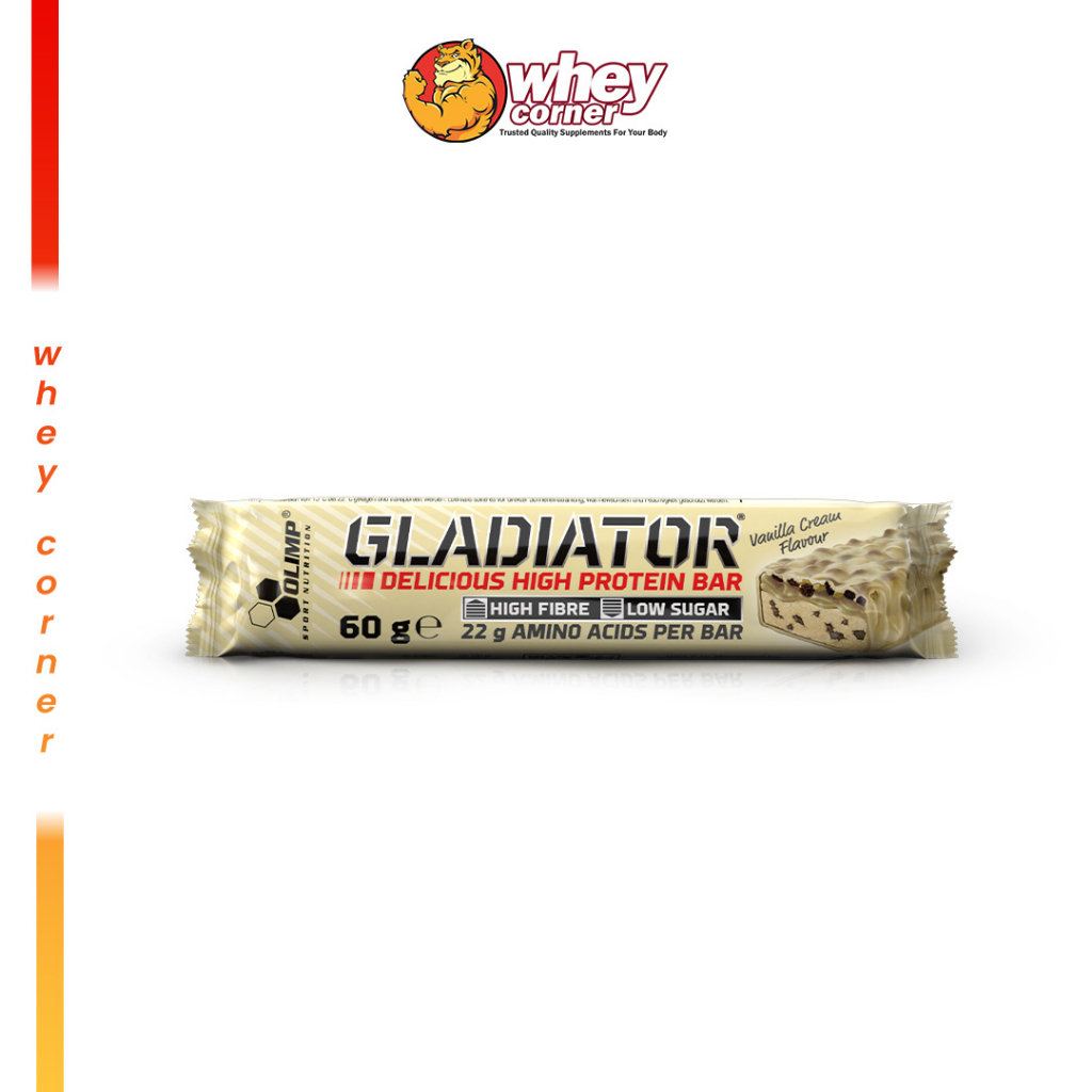 Olimp Gladiator Protein Bar 60g. รสเดียว 6 แท่ง หรือ 15แท่ง (1Box ...
