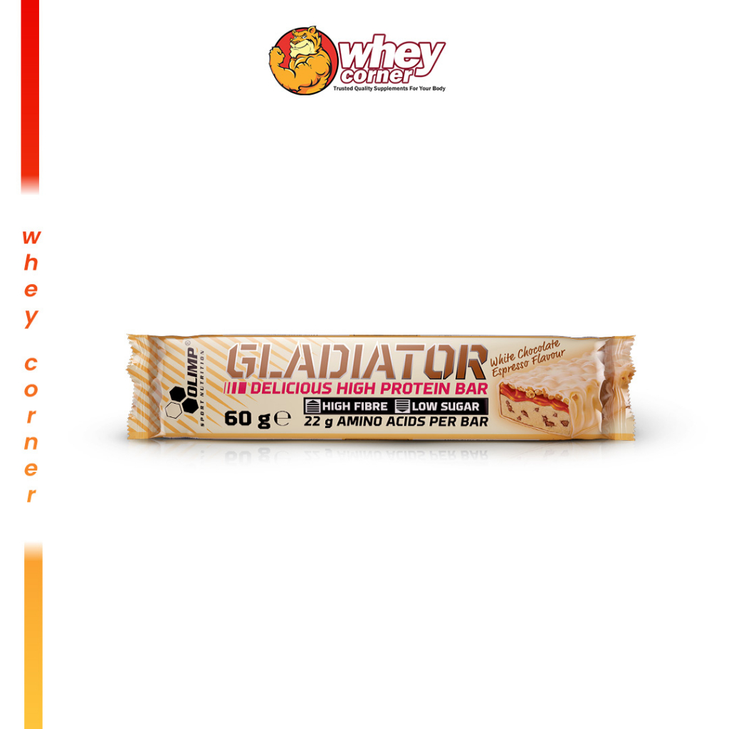Olimp Gladiator Protein Bar 60g. รสเดียว 6 แท่ง หรือ 15แท่ง (1Box ...