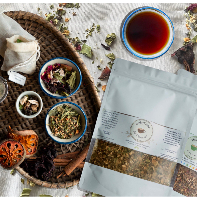 (WHOLESALE) Chakra Tea Set _ Herbal Tea 7 Chakra Teas _FREE Muslin Tea ...