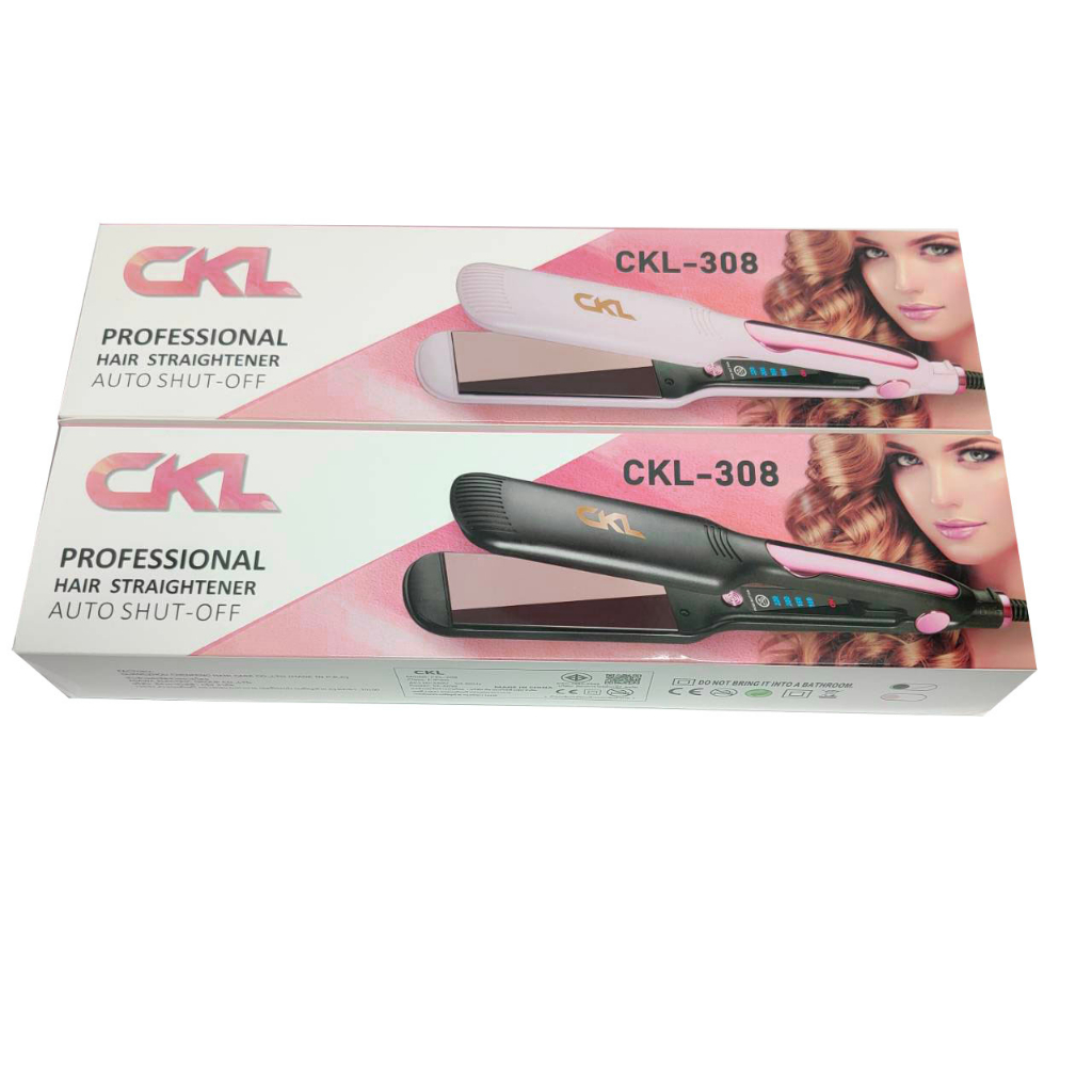 New CKL 308 / 9999 ปรับได้ถึง 4 ระดับ เครื่องหนีบผม ที่หนีบผม เครื่องรีดผม ที่ม้วนผม | Shopee ...