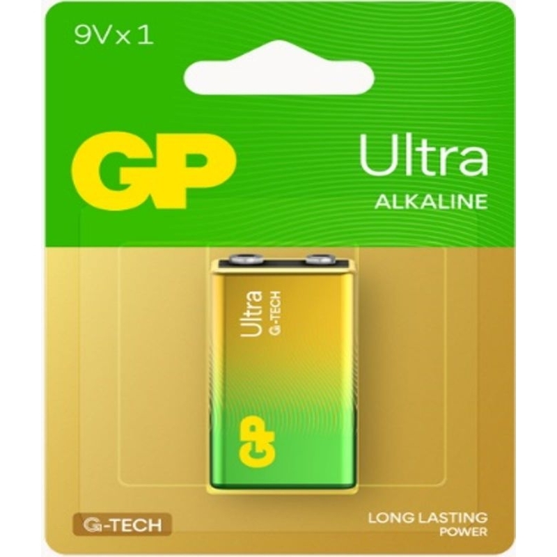 ถ่าน 9V อัลคาไลน์ รุ่น ULTRA/ GP Ultra Alkaline Battery 9V | Shopee ...