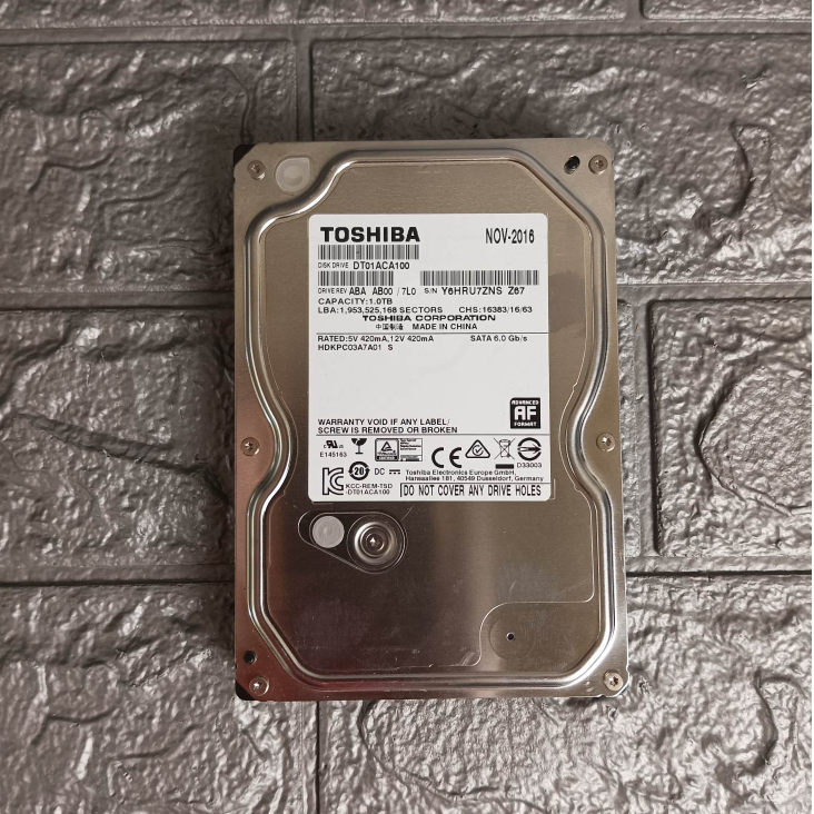 ⚡️ ฮาร์ดดิส มือสอง HDD 1 TB TOSHIBA DT01ACA 1000GB สำหรับPC แถมฟรี สาย ...